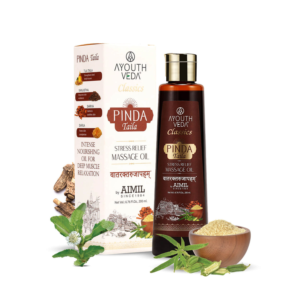 Ayouthveda Pinda Taila | Buy Best Massage Oil Online | Body Oil
