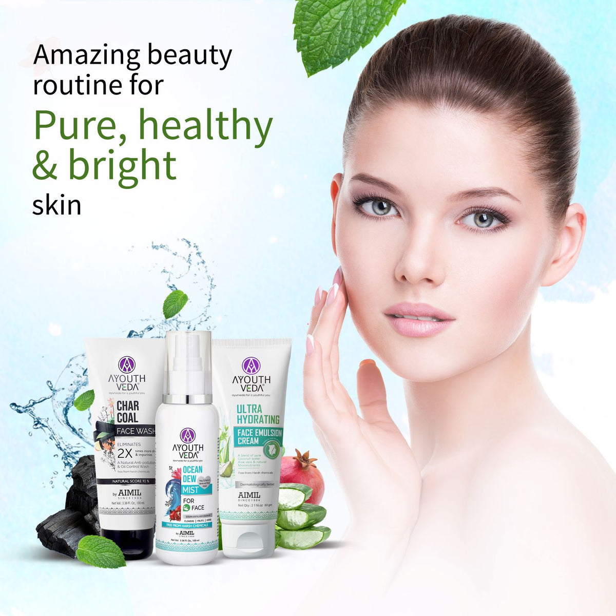 Best CTM kit | Ayouthveda cleanser toner moisturizer Kit